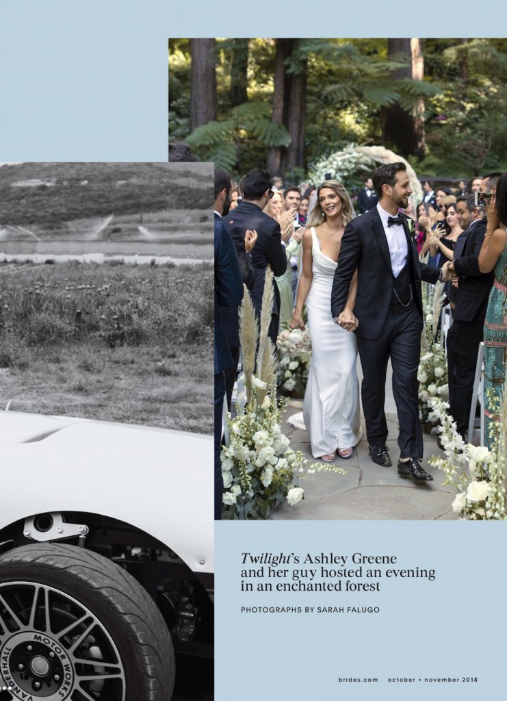 Paul Khoury and Ashley Greene's Wedding in Brides Magazine - Mindy Weiss