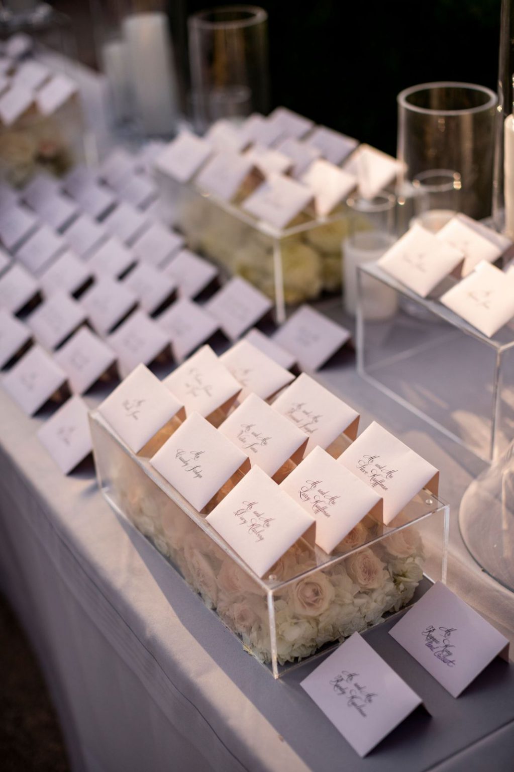 10 Elegant & Creative Escort Card Display Ideas - Mindy Weiss
